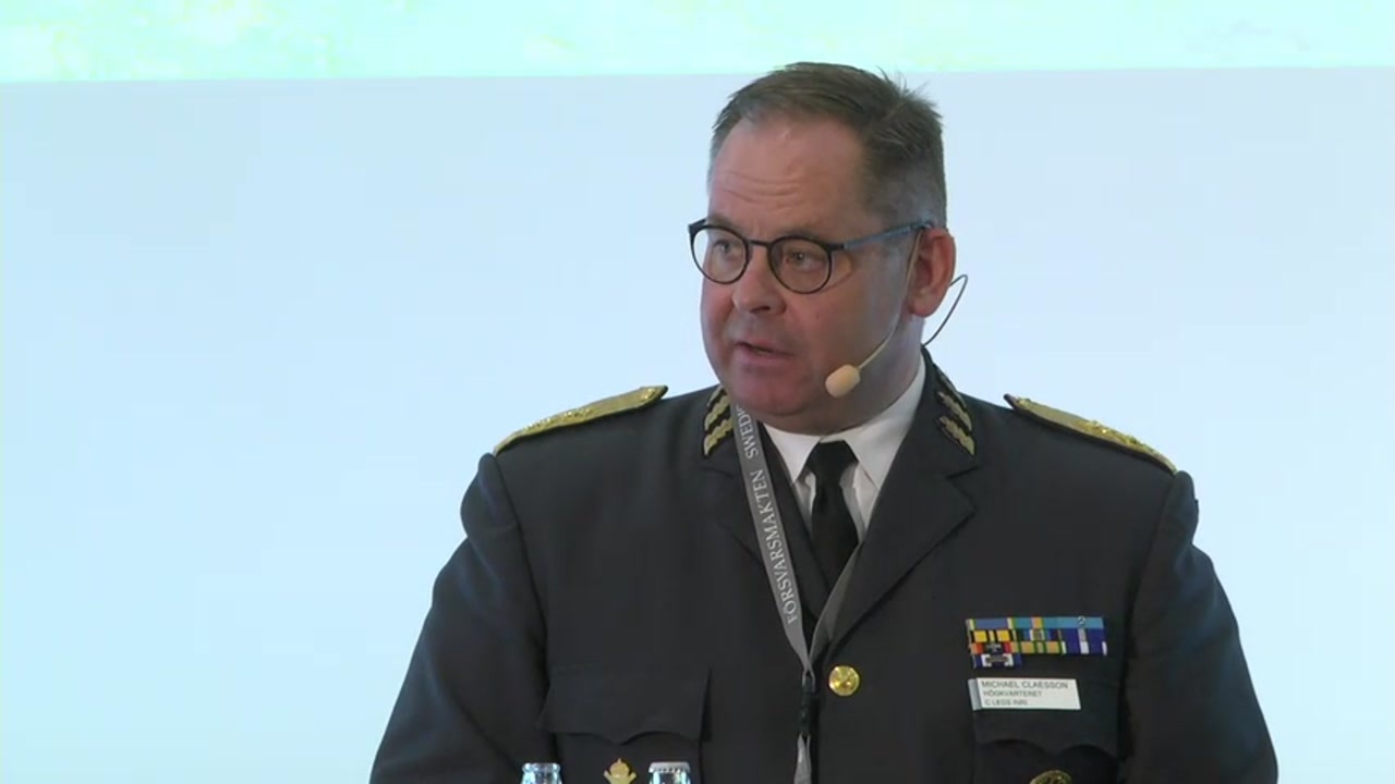 Framtiden inom Försvarsmakten, Generalmajor Michael Claesson, Chef ...
