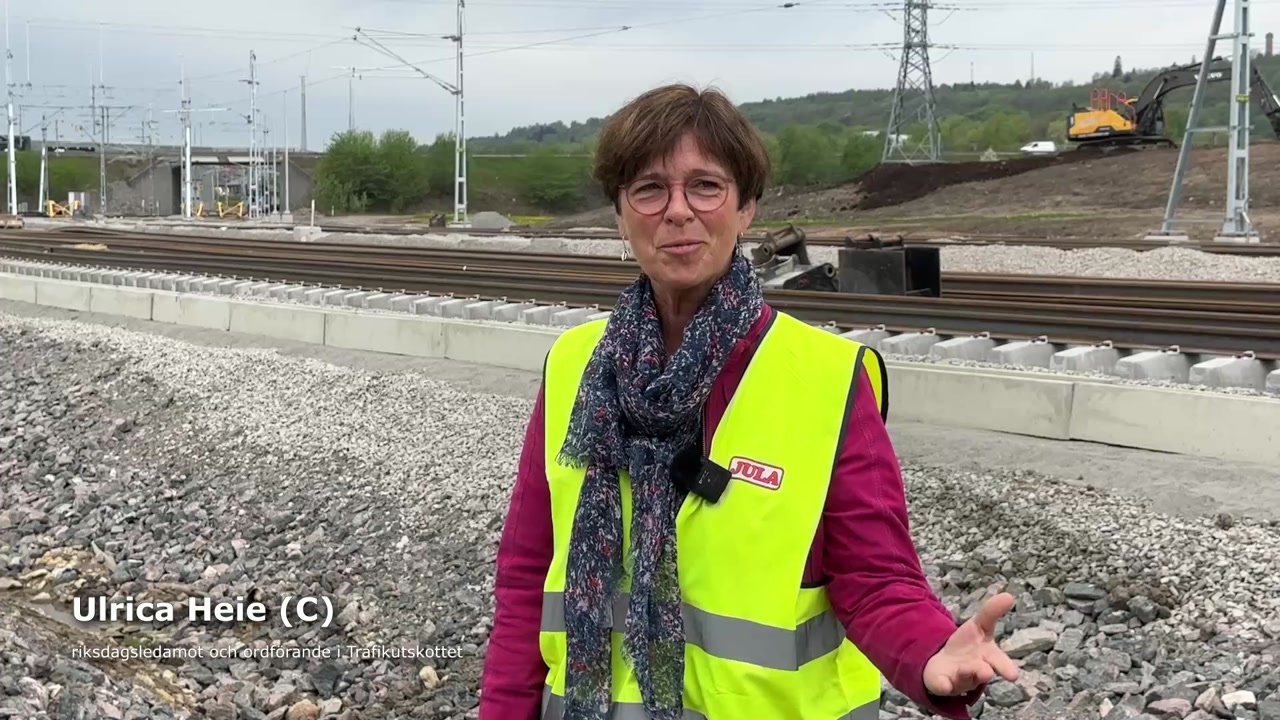 Ulrika Heie (C), riksdagsledamot och ordförande i Trafikutskottet